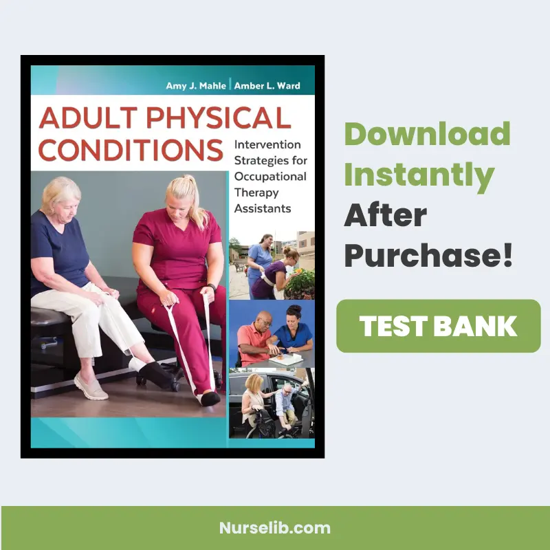 Adult Physical Conditions Intervention Strategies For Occupational ...