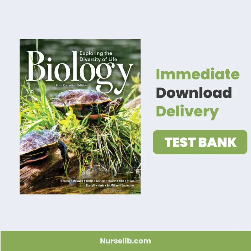 Biology Exploring The Diversity Of Life Test Bank, 5th Edition By Peter ...