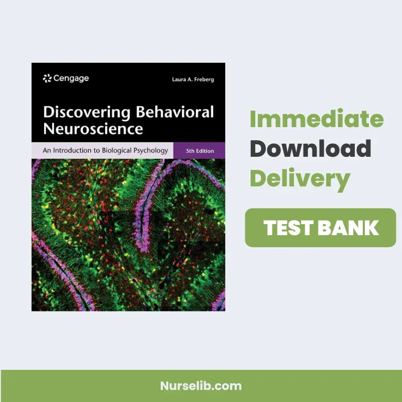 Discovering Behavioral Neuroscience Test Bank An Introduction To ...