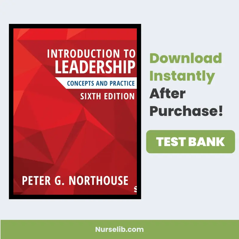 Introduction To Leadership 6th Edition Test Bank By Peter G. Northouse ...