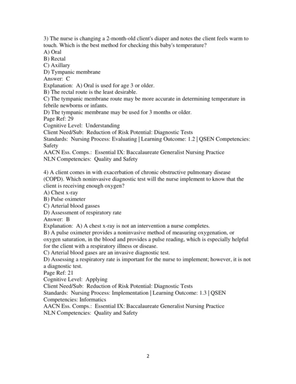 Test Bank For Clinical Nursing Skills A Concept Based Approach 3rd ...